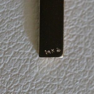 Jewelry | 14ky Gold Cross Pendant W18 Baby Rope Chain | Poshmark